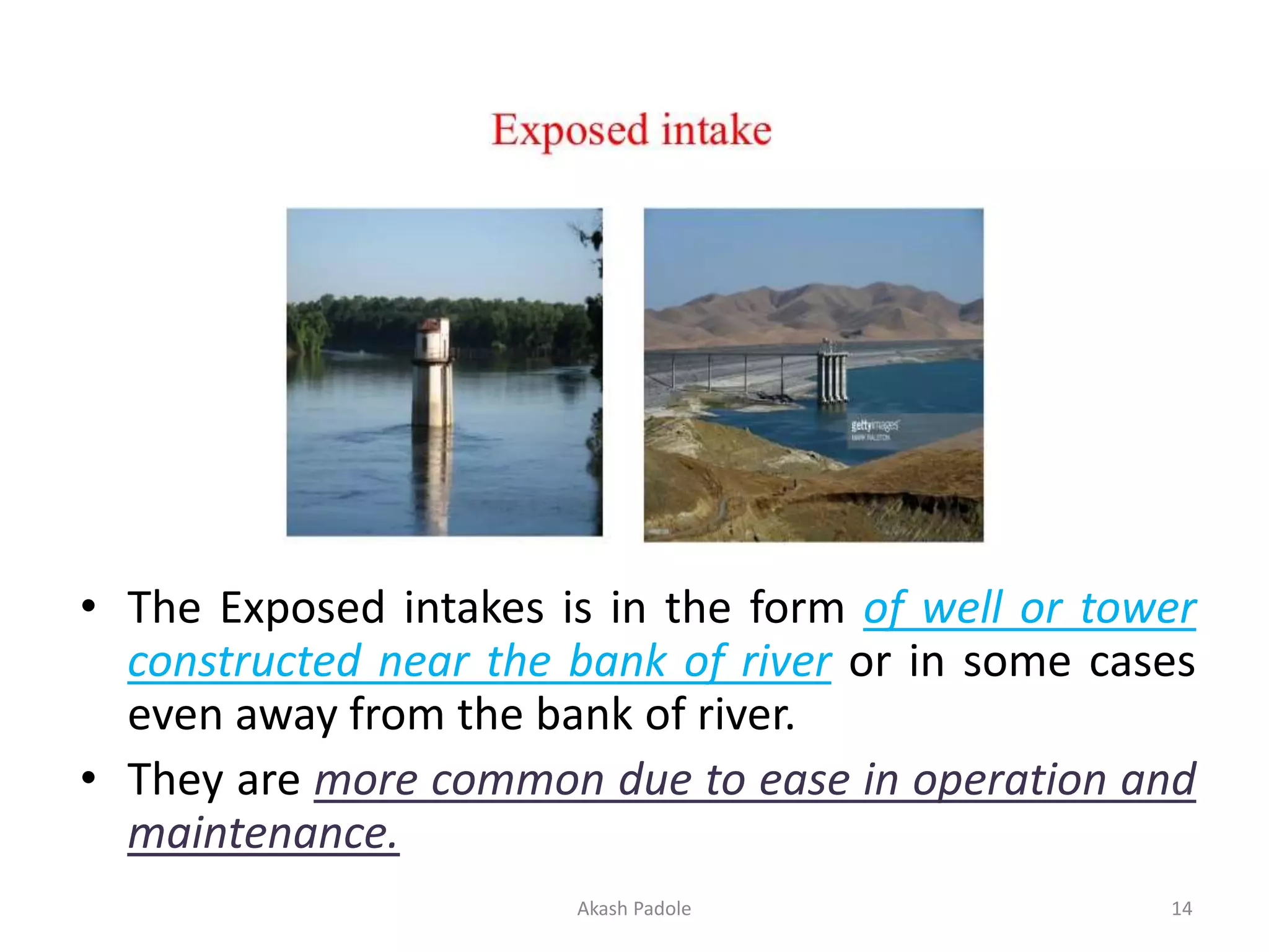 02 Types of Intake Structures | PPT