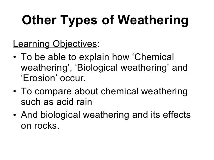 02 Types Of Weathering