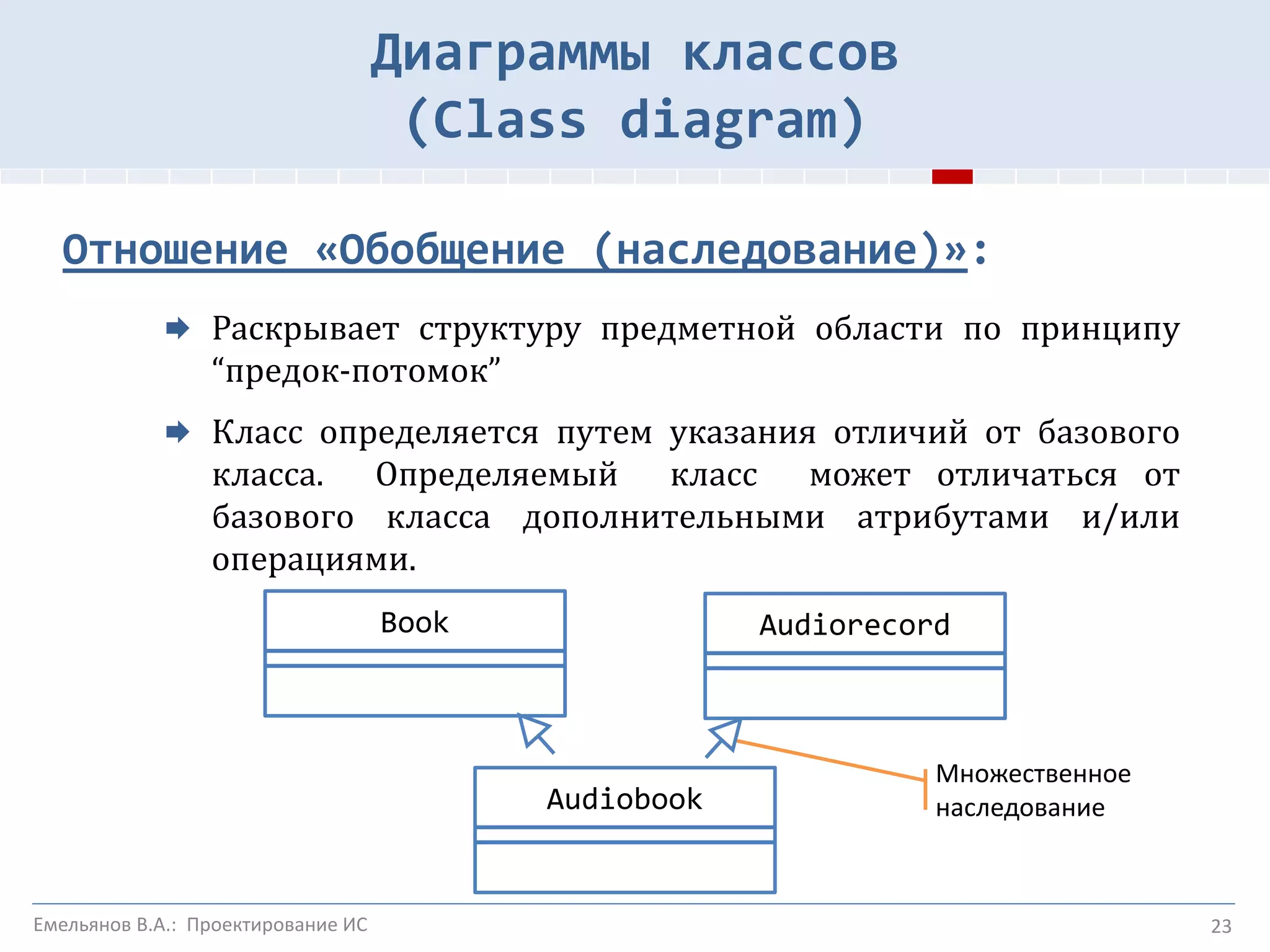 Лекция 2. UML (static logical model) | PDF