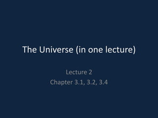 Astronomy Class Lecture | PPT