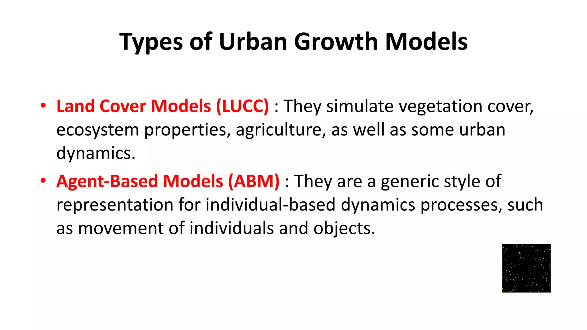 Urban Growth Model | PDF