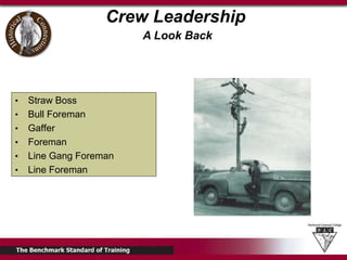 CREW LEADERSHIP HISTORY | PPTX