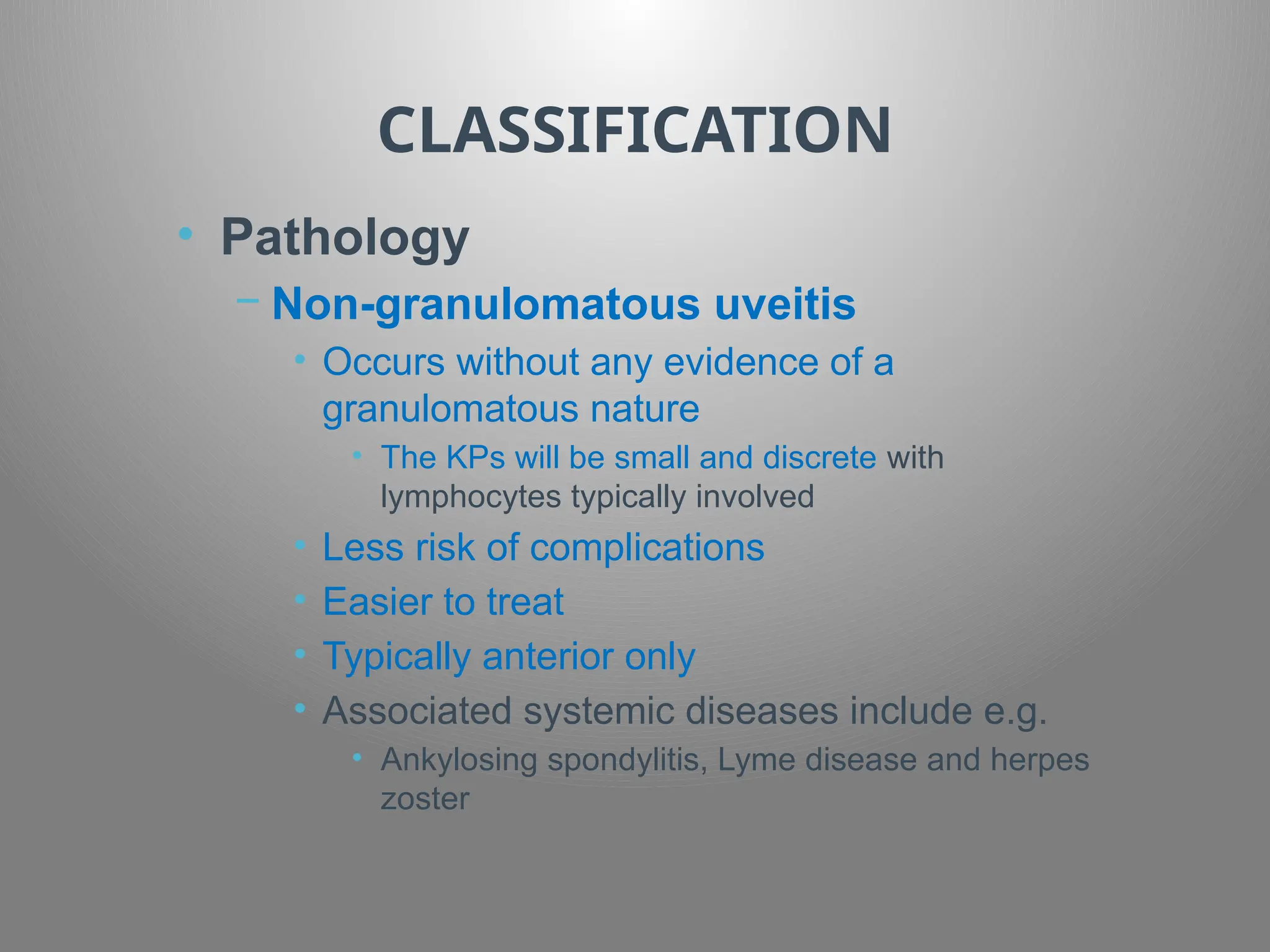 common eye disorder : uveitis ppt (infamation of uvea) | PPT