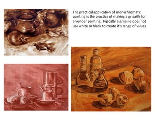 Value painting assignments- posterized or monochromatic | PPT