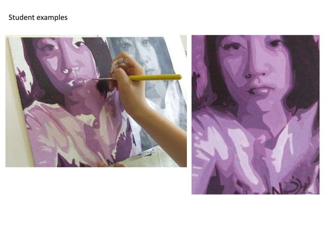 Value painting assignments- posterized or monochromatic | PPT