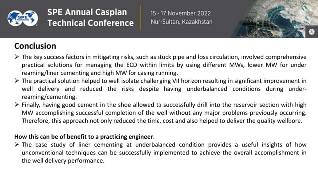 Drilling and Cementing to Isolate Productive Series and High Pressure ...