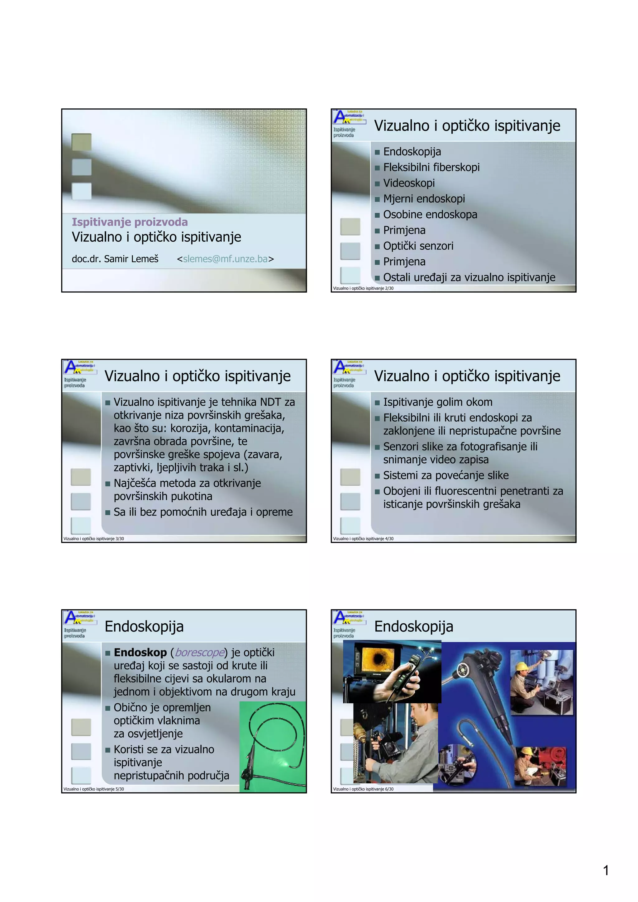 02 vizualno i opticko ispitivanje | PDF