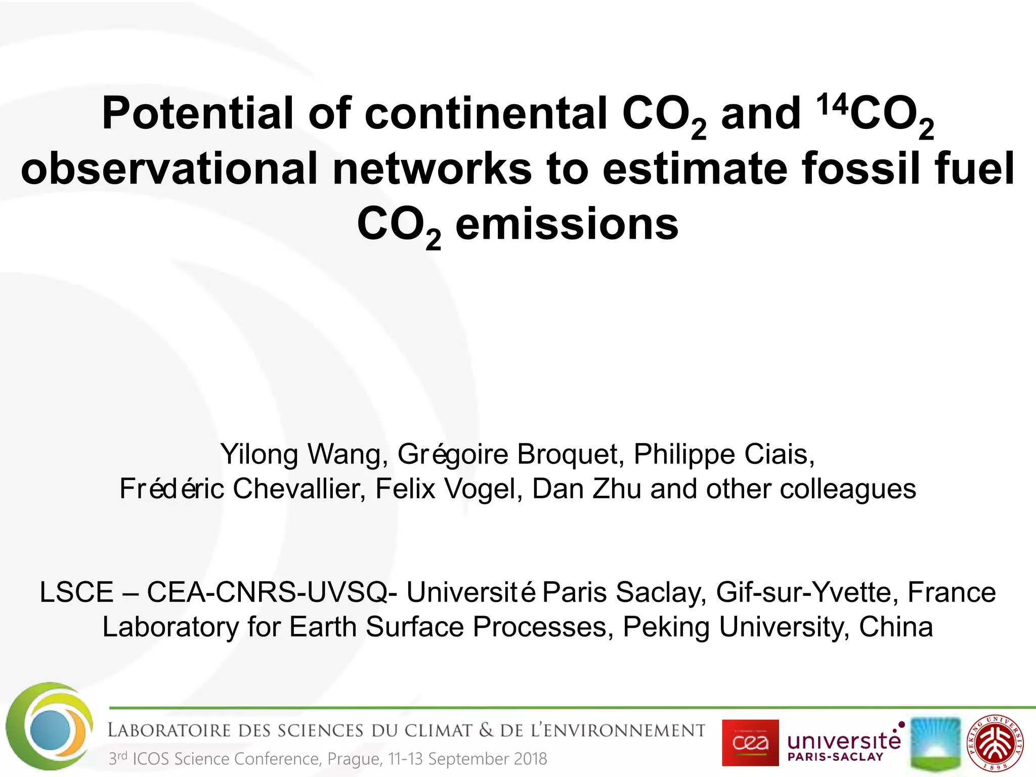 Potential of continental CO2 and 14CO2 observational networks to ...