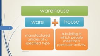 warehouse | PPTX