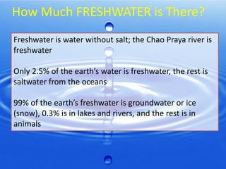 An Introduction to Water | PPTX