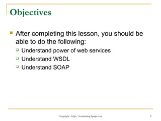 SOA web services concepts | PPS | Web Development | Internet