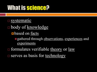 02 what is science | PPT
