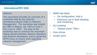 Module 2: Why NETCONF and YANG | PPTX | Databases | Computer Software and Applications