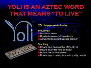 YOLI CORPORATE | PPT