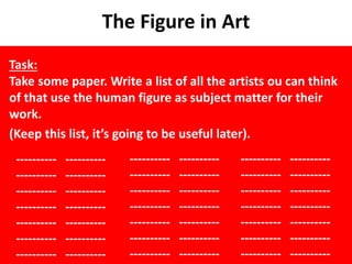 02_Figure Practical | PPTX | Painting | Arts and Crafts
