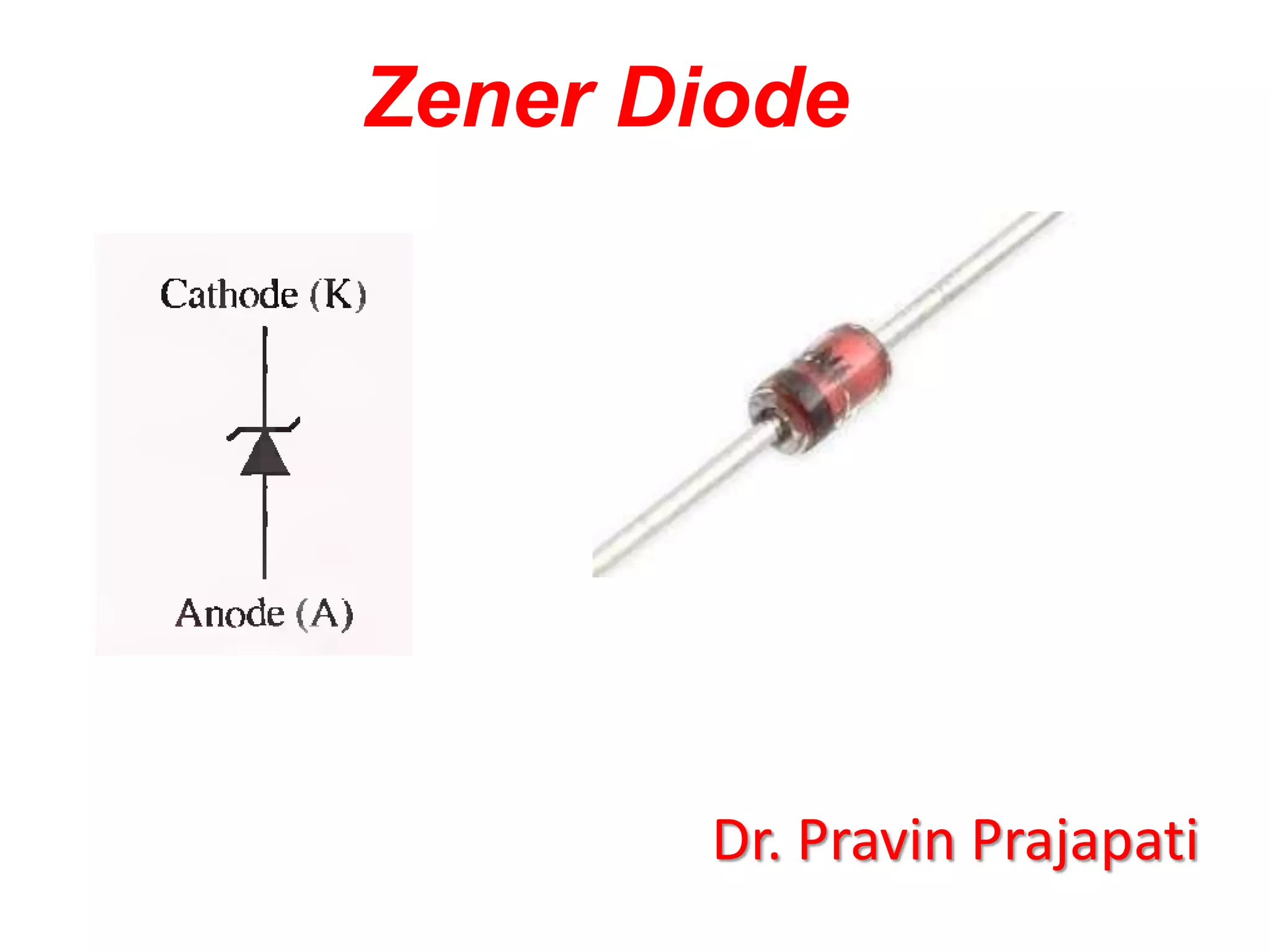 02 zenerdiodes ppt_prp | PPTX