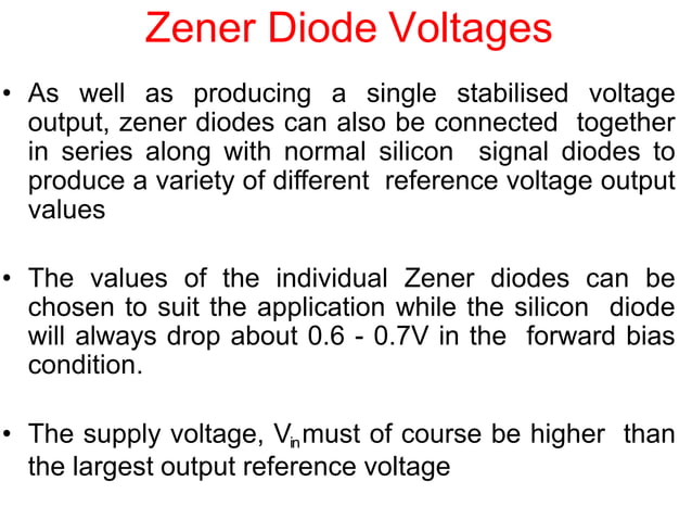 02 zenerdiodes ppt_prp | PPTX