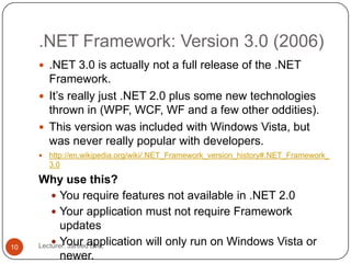 .net frameworks | PPT