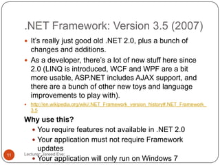 .net frameworks | PPT