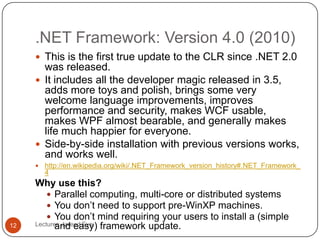 .net frameworks | PPT