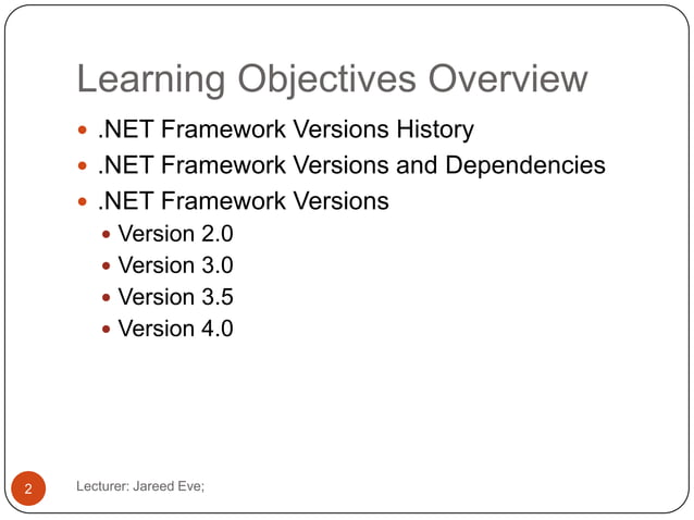 .net frameworks | PPT