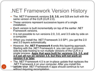 .net frameworks | PPT