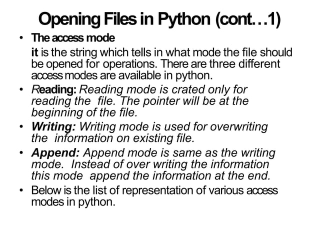 03 01 File Handling Pythonpptx 