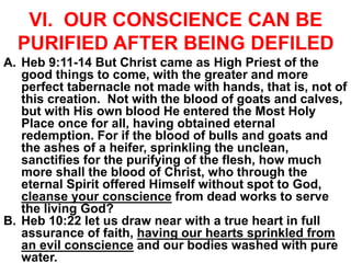 the abundant life - a clear conscience | PPTX