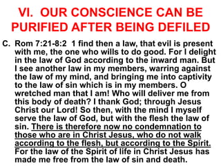 the abundant life - a clear conscience | PPTX