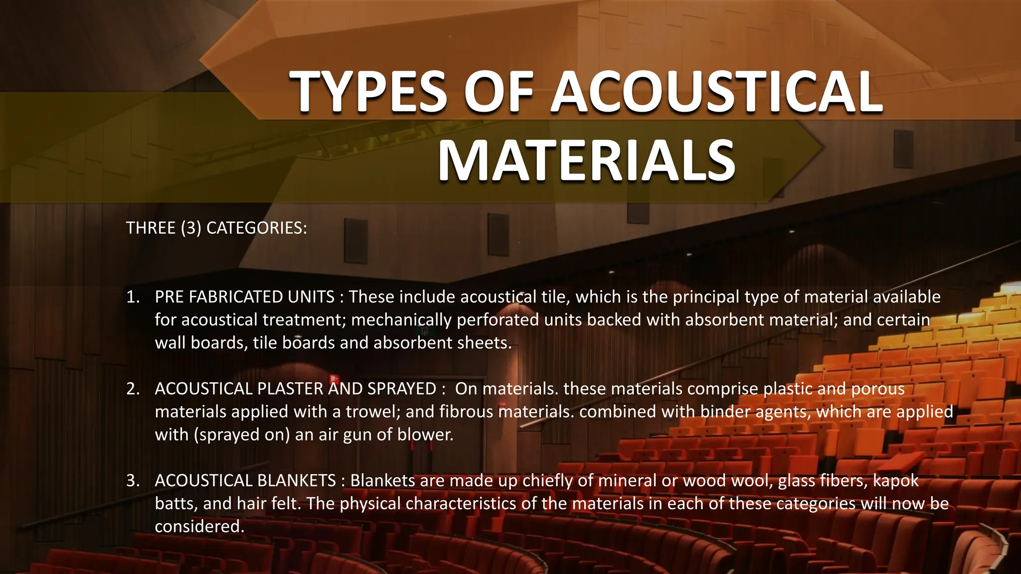 03-02-ACOUSTICAL-MATERIALS (1) acoustics | PDF