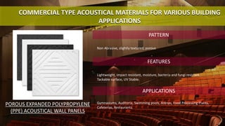 03-02-ACOUSTICAL-MATERIALS (1) acoustics | PDF