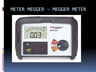 Alat-alat pengujian asas elektrik | PPTX