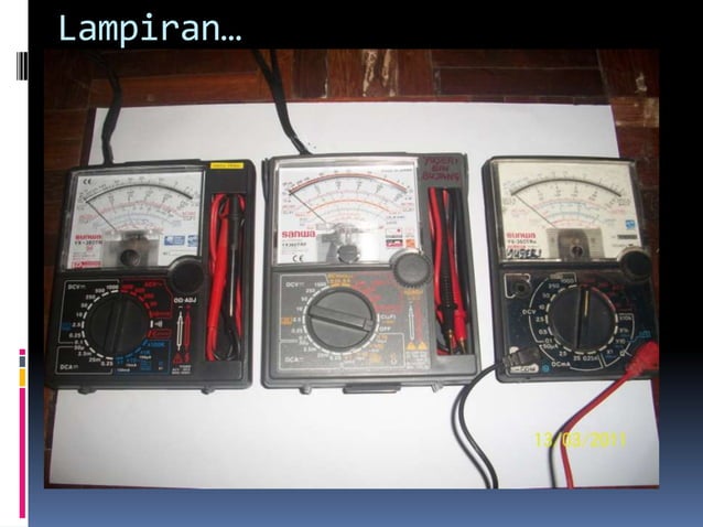 Alat-alat pengujian asas elektrik | PPTX