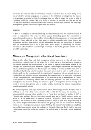 Management by Missions: how to make the mission a part of management ...