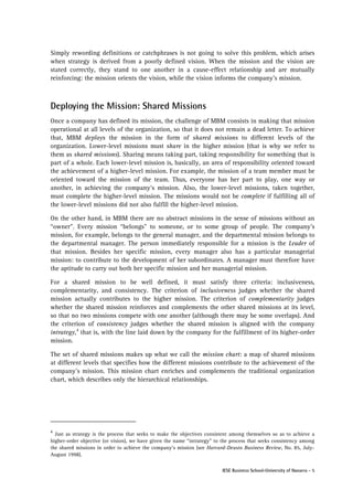 Management by Missions: how to make the mission a part of management ...