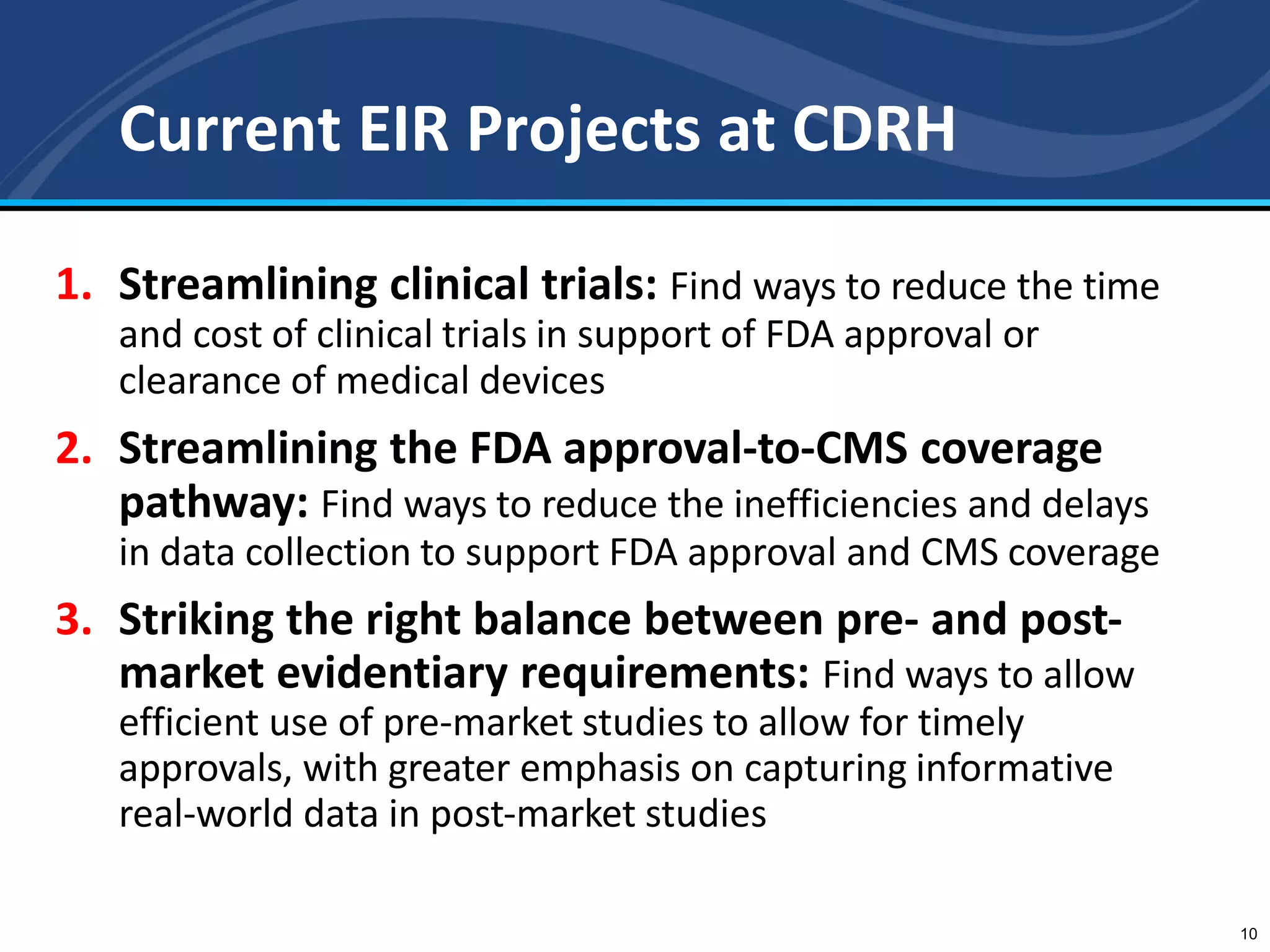 The FDA Early Feasibility Study Pilot and the Innovation Pathway | PPTX