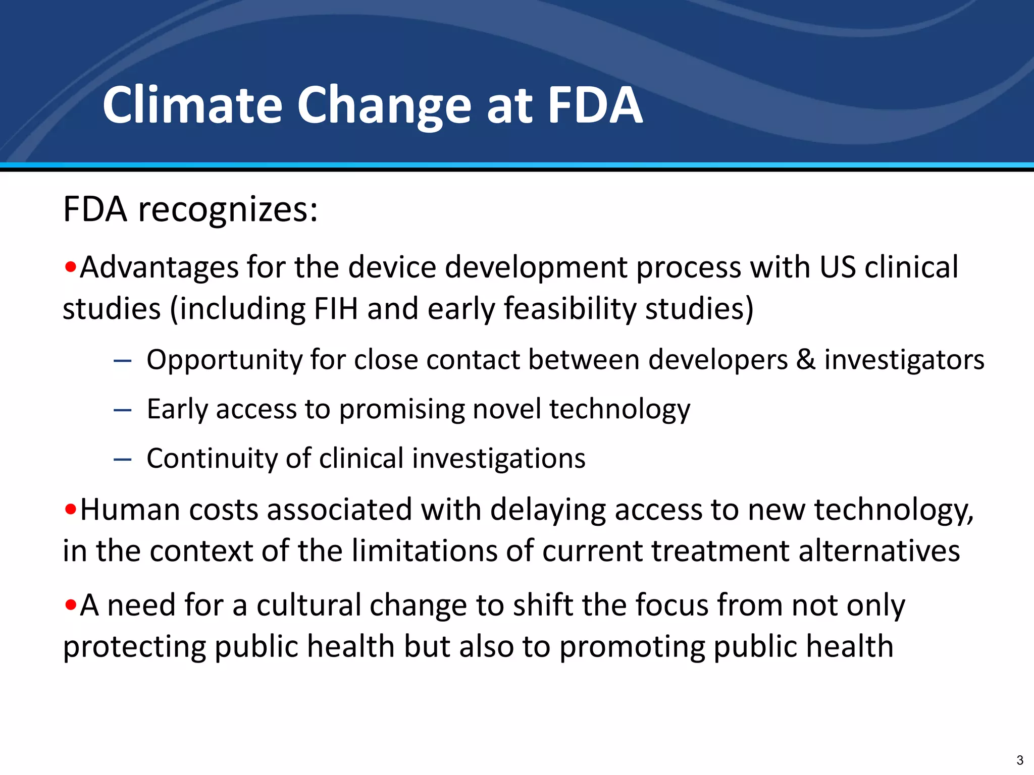 The FDA Early Feasibility Study Pilot and the Innovation Pathway | PPTX