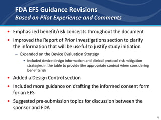 The FDA Early Feasibility Study Pilot and the Innovation Pathway | PPTX