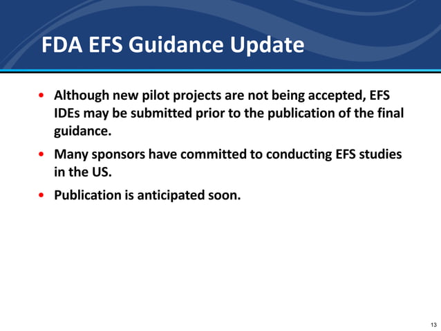 The FDA Early Feasibility Study Pilot and the Innovation Pathway | PPTX ...