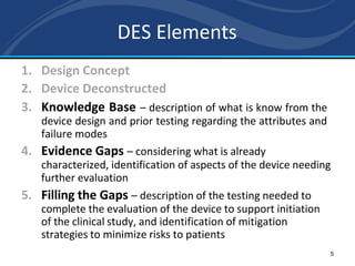 FDA Guidance on EFS: The Device Evaluation Strategy Challenges | PPTX