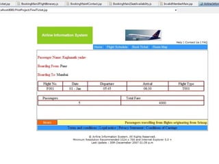 AIS, Airline Information System, Pilot Project | PPT