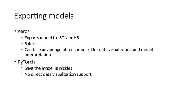 Keras v/s Pytorch Introduction to Implementation | PPT