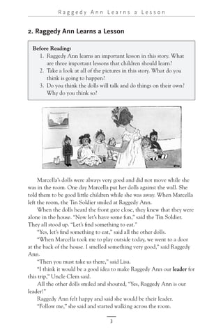 Raggedy Ann learns a lesson | PDF | Children\'s Games and Toys | Shopping