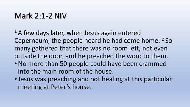 03-10-19, Mark 2;1-12, Forgives, Jesus Heals A Paralytic | PDF | Christianity | Religion ...