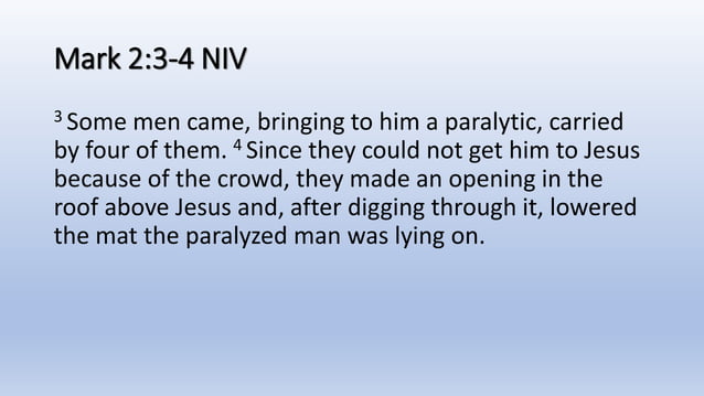03-10-19, Mark 2;1-12, Forgives, Jesus Heals A Paralytic | PDF ...