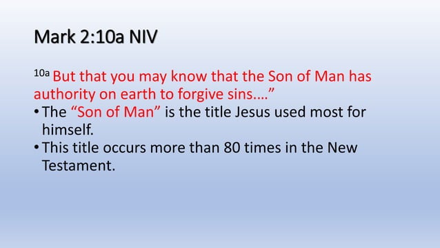 03-10-19, Mark 2;1-12, Forgives, Jesus Heals A Paralytic | PDF ...