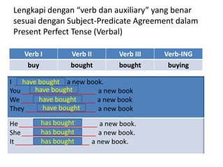 03 1213 tenses kelompok present & kegunaannya | PPTX