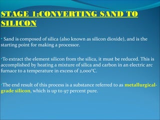 Making of a silicon chip | PPT