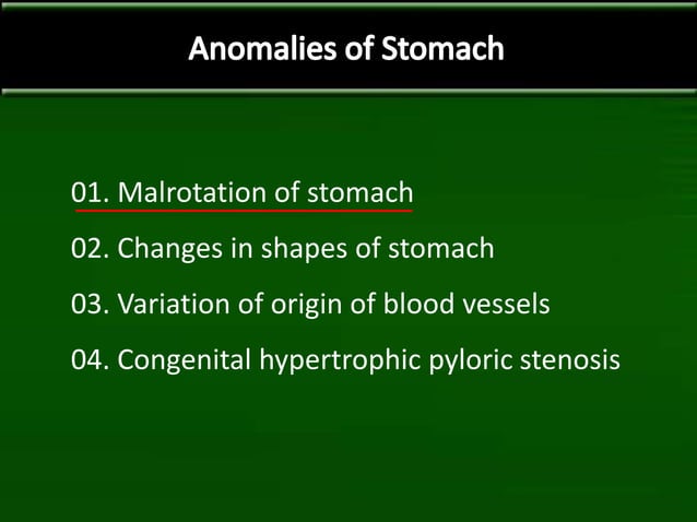 Development of stomach | PPTX