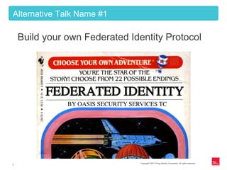 CIS13: Federation Protocol Cross-Section | PPT